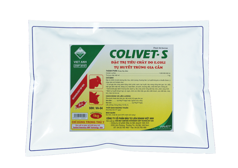 COLIVET - S - PHÂN PHỐI THUỐC THÚ Y HOÀN TỐ