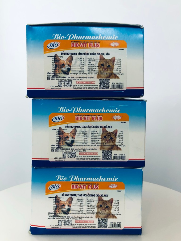 BIO-VIT PLUS 5GR - PHÂN PHỐI THUỐC THÚ Y HOÀN TỐ
