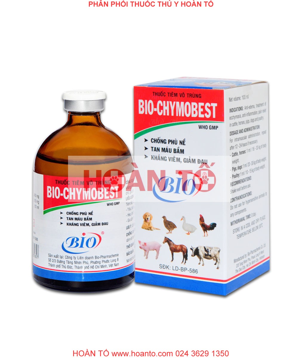 BIO-CHYMOBEST - PHÂN PHỐI THUỐC THÚ Y HOÀN TỐ