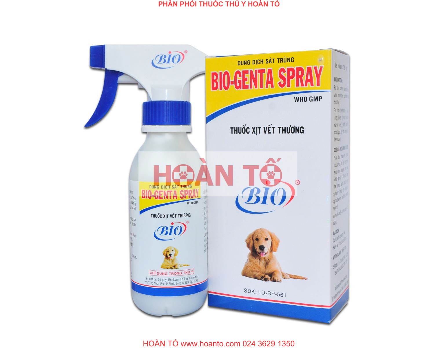 BIO-GENTA SPRAY - PHÂN PHỐI THUỐC THÚ Y HOÀN TỐ