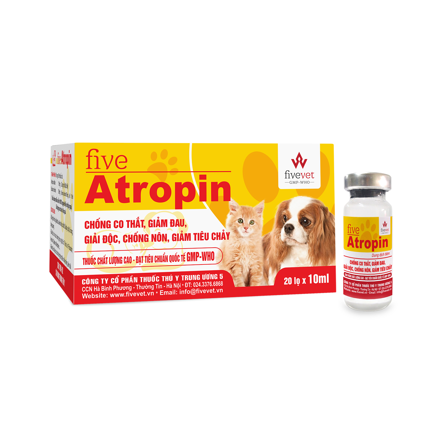 Atropin - Dung Dịch Tiêm Chất Lượng Cao cho Mèo, Chó, Lợn và Gia Súc ...